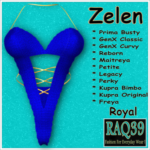Second Life Marketplace - [R39] Zelen-Royal